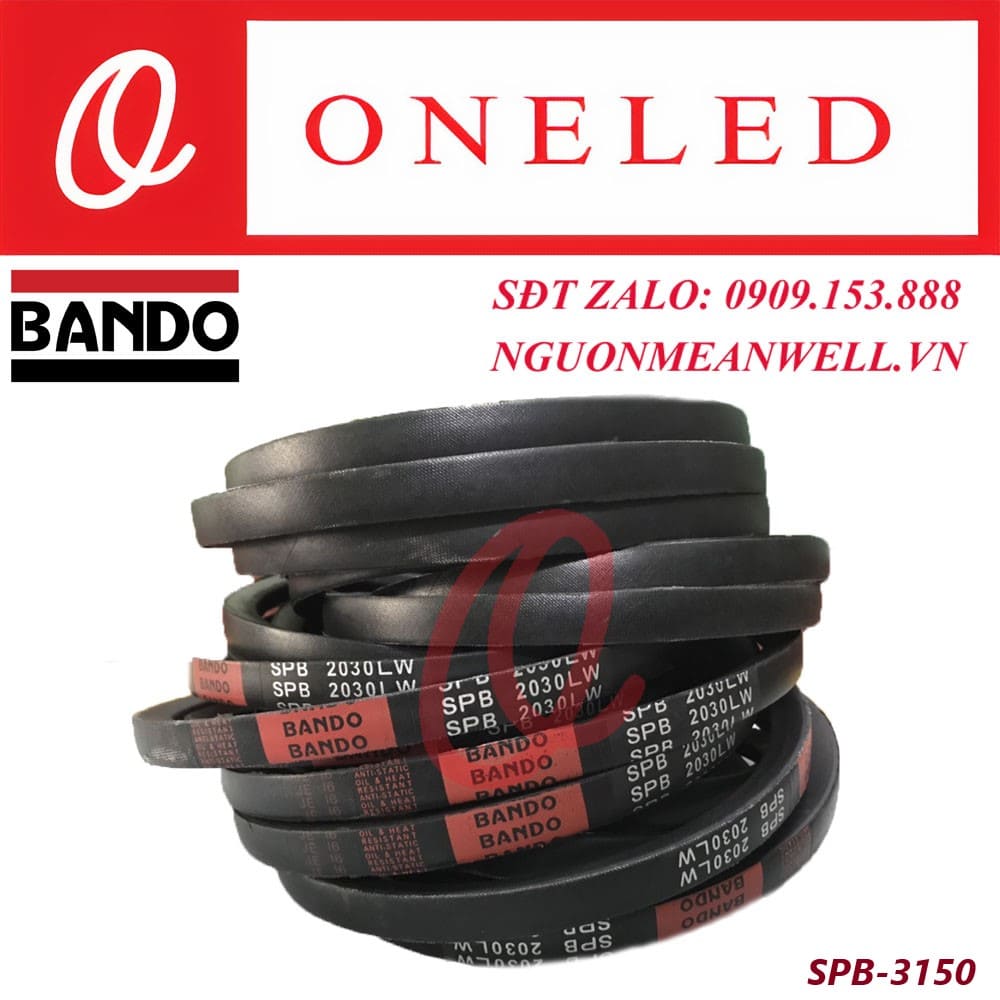 Dây Curoa SPB 3150 BANDO - 0909153888 Optibelt Mitsuboshi gates