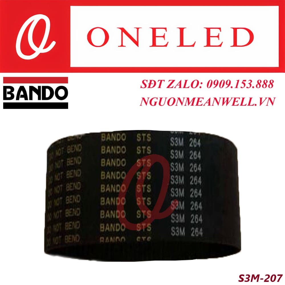Dây Curoa S3M 207 BANDO - 0909153888 Optibelt Mitsuboshi gates