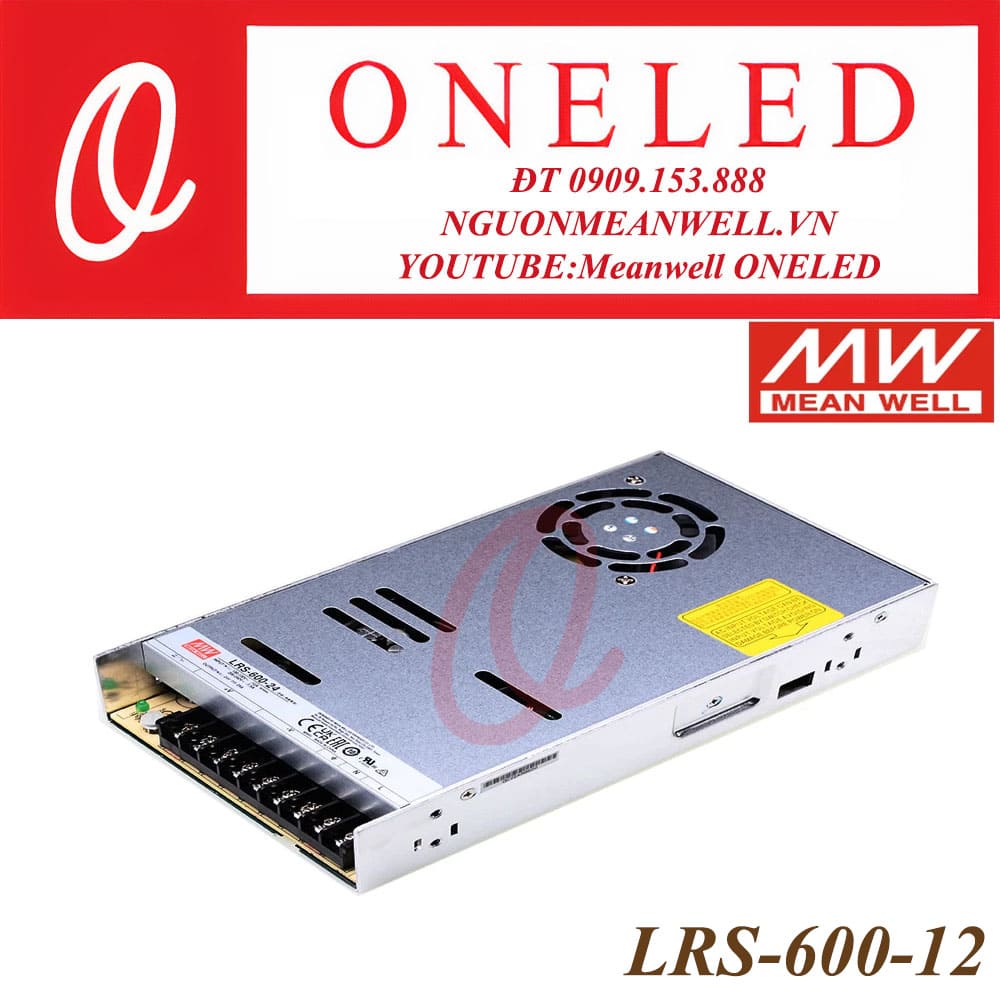 Giá Bộ Nguồn Meanwell LRS-600-12 - đại lý chính hãng tại VN HCM HN